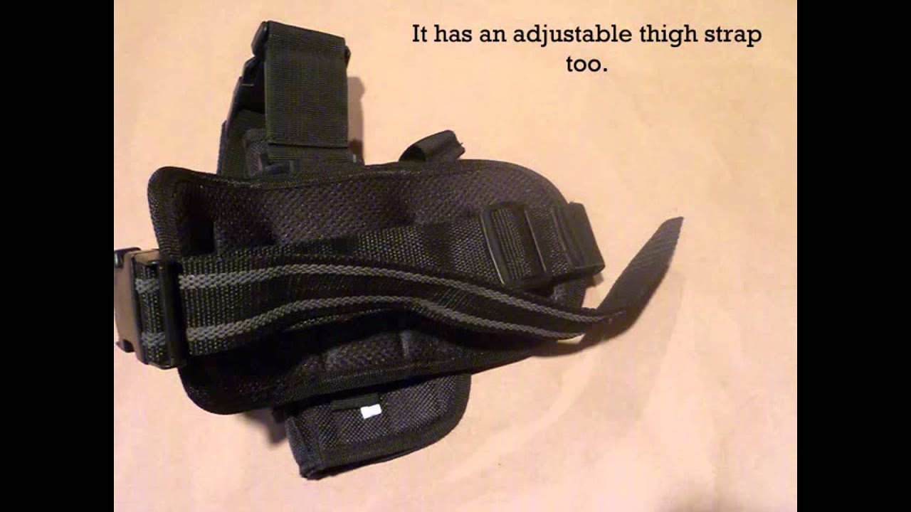 Tactical Gear Spotlight: Matrix Drop Leg Holster (Black) - YouTube