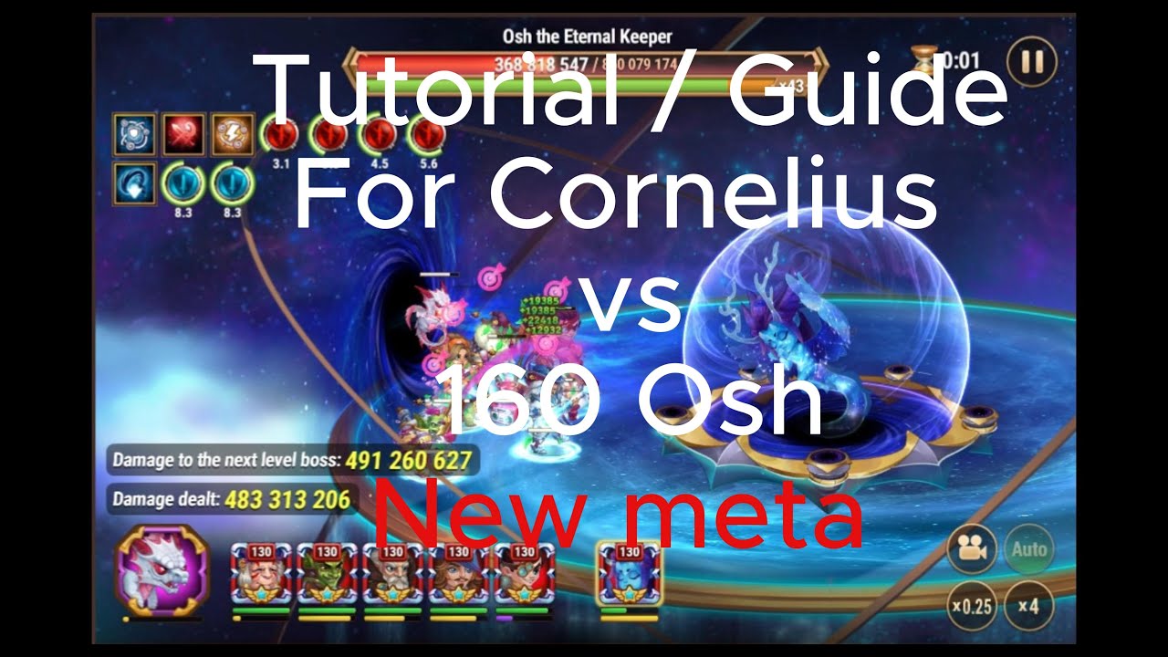New Meta This Is The Best Team For Osh Asgard Guild Raid Tutorial Cornelius Vs 160 Osh Hero Wars