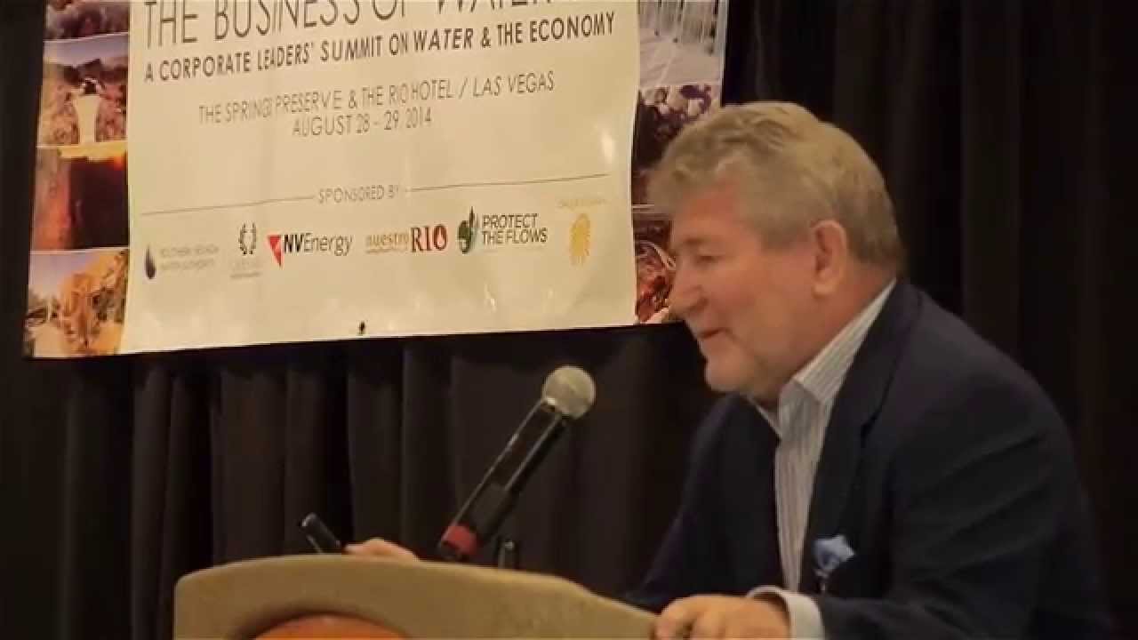 Donald Colvin, CFO Caesars Entertainment speech at Business of Water 2. ...