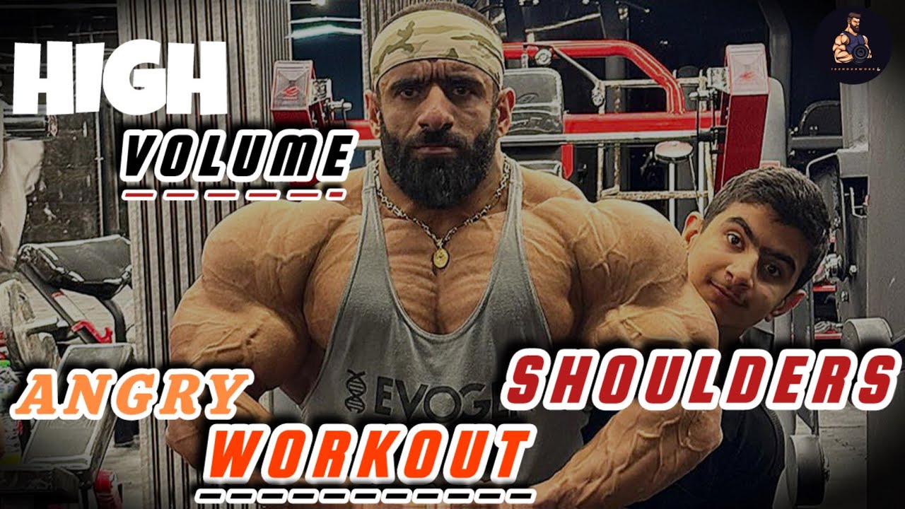 HIGH VOLUME WORKOUT | SHOULDERS | Strength The upper shoulders ANGRY ...