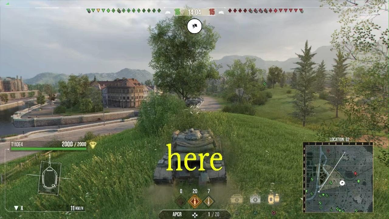 T110E4 | MaP position on HeLbron | WOT console #world_of_tanks_console ...