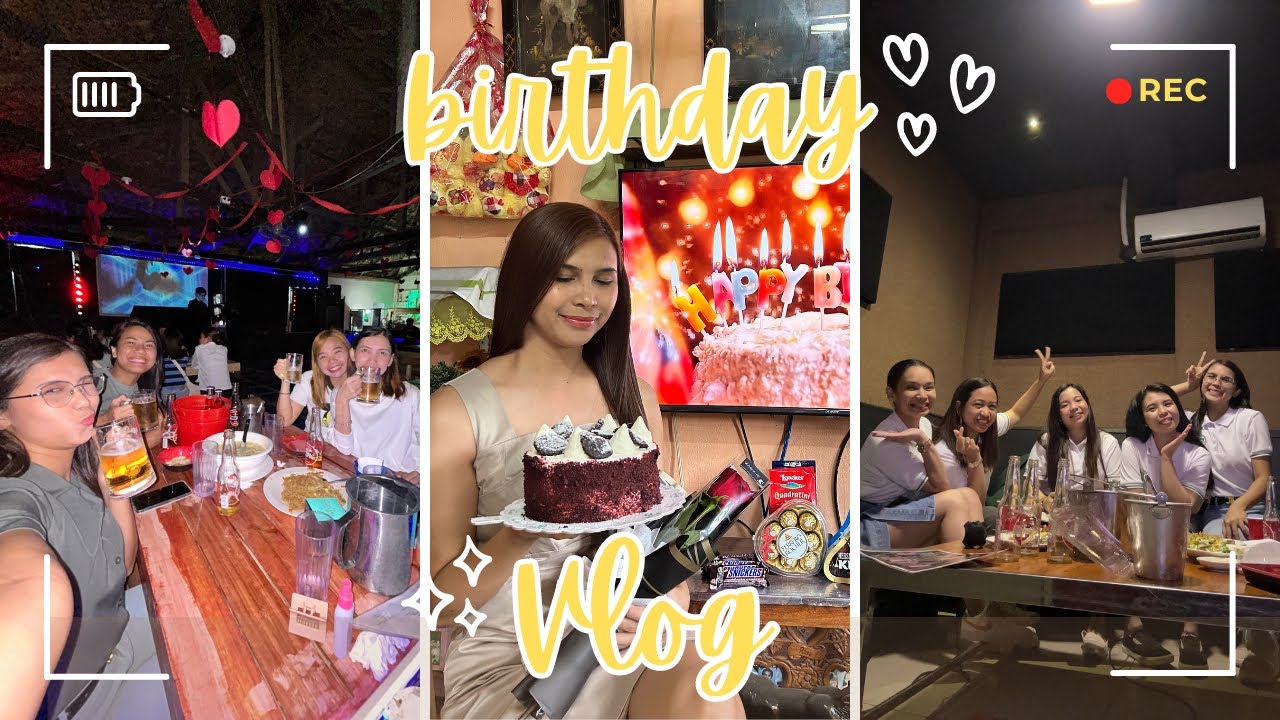 birthday vlog 2024 🎂 karaoke sesh, ktv, drinks and lots of fun 🍻💛 - YouTube