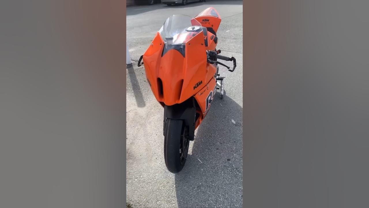 KTM RC8R 2012 Track Bike AUSTIN RACING Exhaust Sound (Full Custom Parts ...