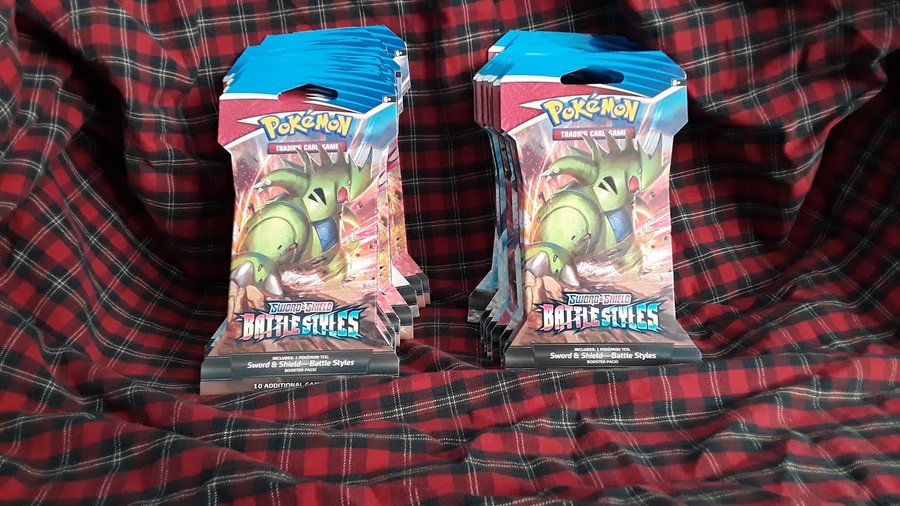 Pokémon TCG: Sword & Shield-Battle Styles Sleeved Booster Pack ...
