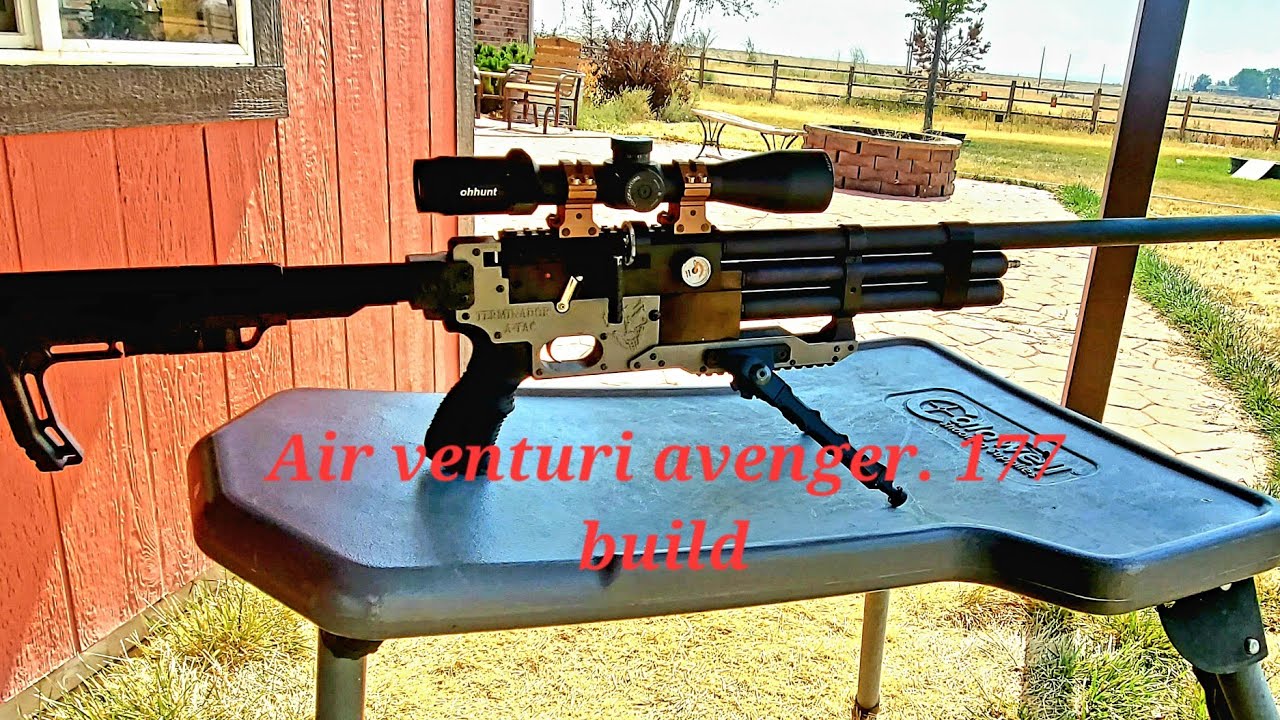 Air venturi avenger. 177 compact build with A-TAC stock. - YouTube