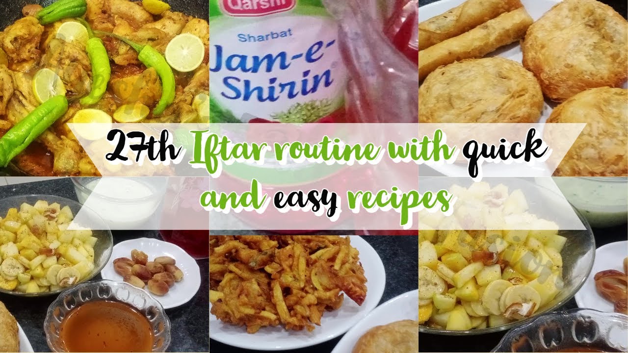 Iftar Routine Preparation | Iftar Recipes | Ayesha's Food Fun Fusion ...