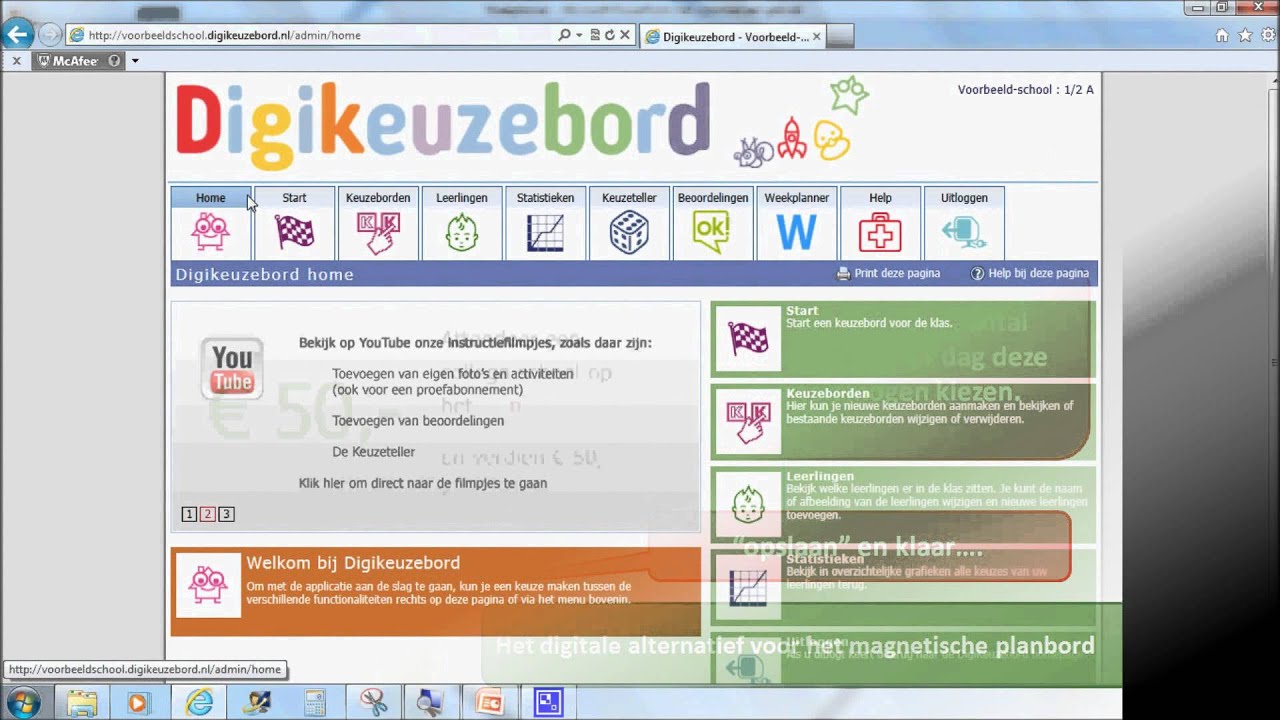 weekplanner - Digikeuzebord videohandleiding - YouTube