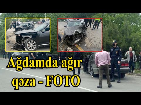 Ağdamda ağır qəza - FOTO
