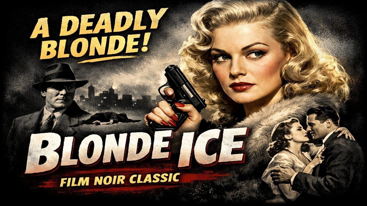 Blonde Ice (1948) | Classic Film Noir Thriller | Full Public Domain ...