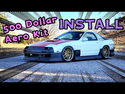 FC RX7 Duraflex BN Replica Aero Install - YouTube