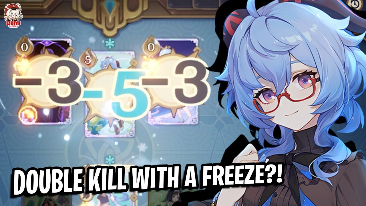 DOUBLE KILL! Get Frozen with Ganyu Freeze | Genshin TCG - YouTube