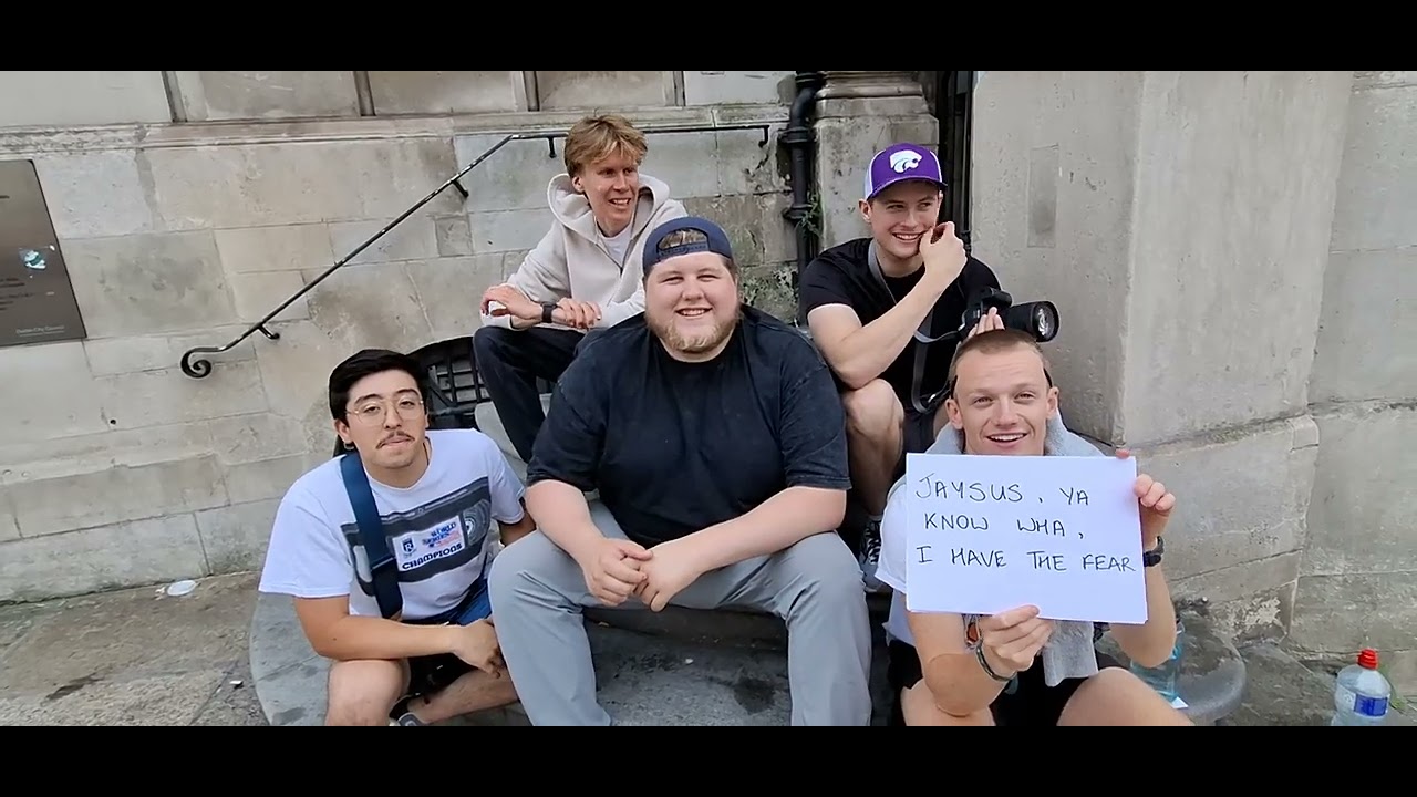 K-State Fans learning how to speak Dublin slang (Dublinese). The boys ...