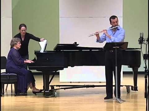 Robert Muczynski Sonata for Flute and Piano, Op. 14 (mvt. 3) - YouTube