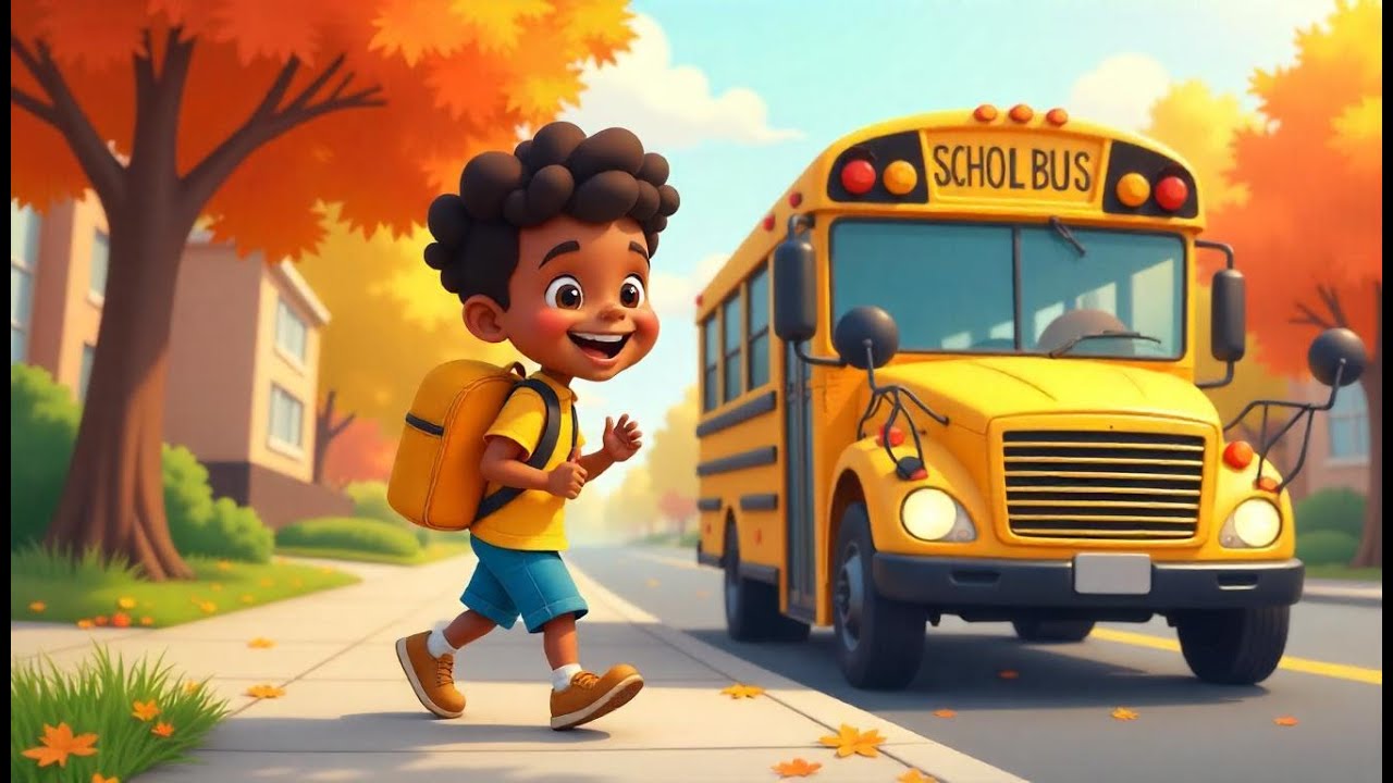 wiggle bus song for kids II kidsplay - YouTube
