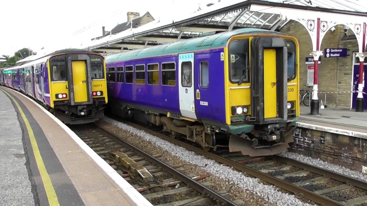 Northern Rail Class 153 Departing Skipton (26/7/16) - YouTube