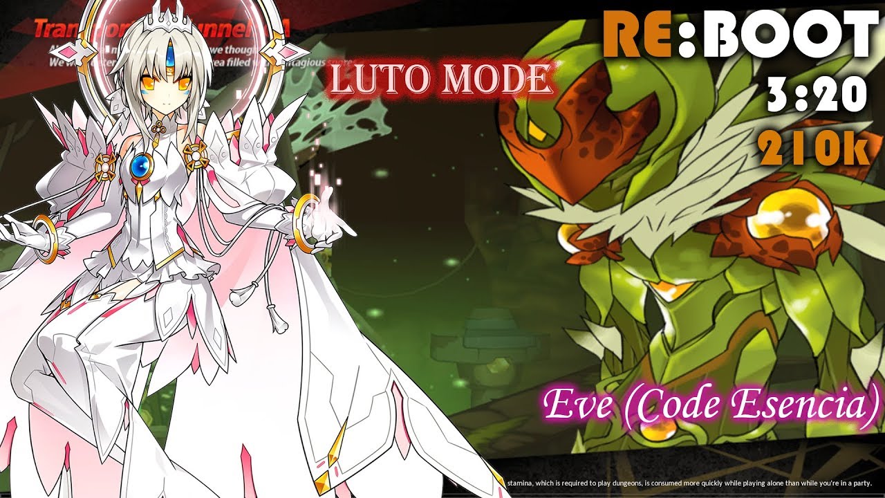 [Elsword] Code Esencia Reboot on Transporting Tunnel CA 4-X [Luto Mode ...