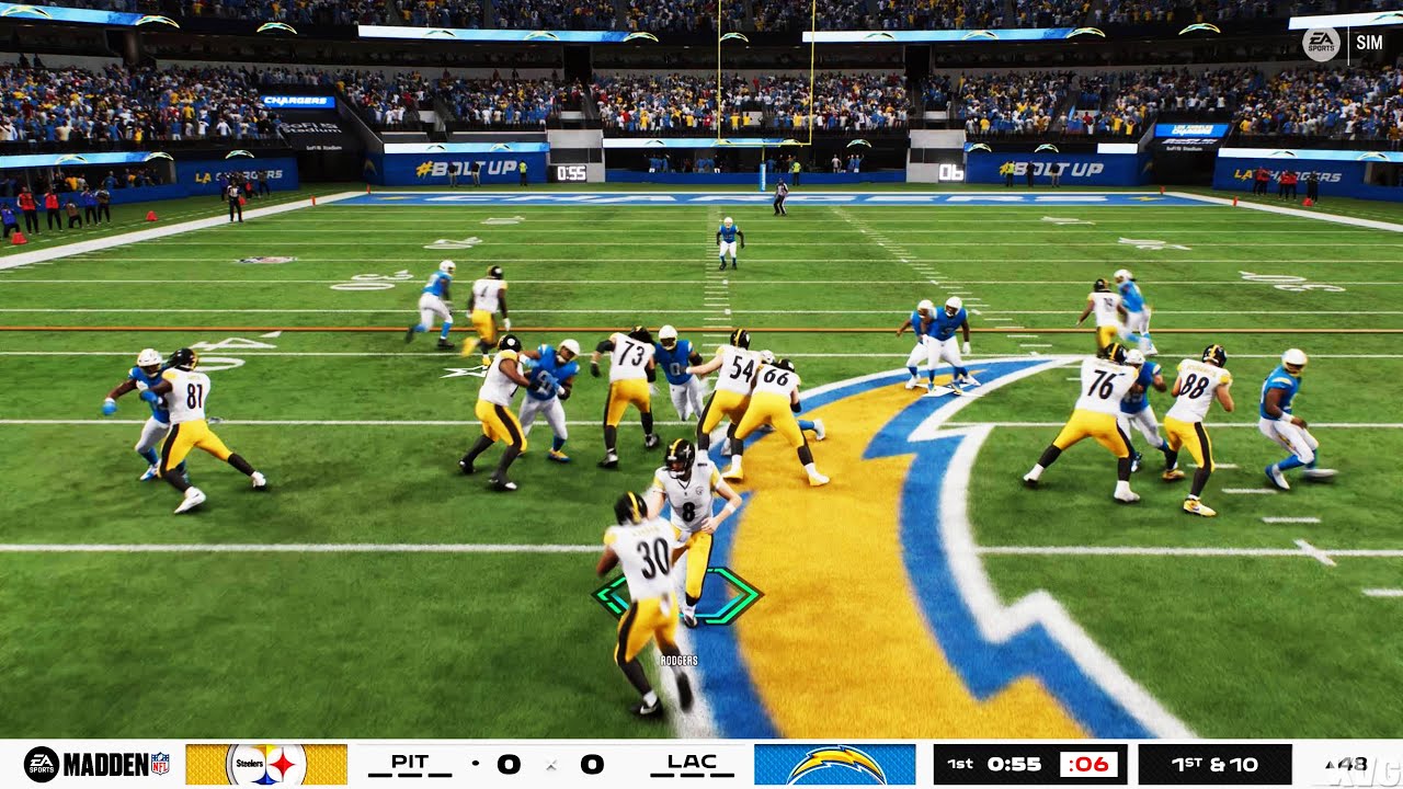 Madden NFL 26 - Pittsburgh Steelers vs Los Angeles Chargers - Gameplay ...