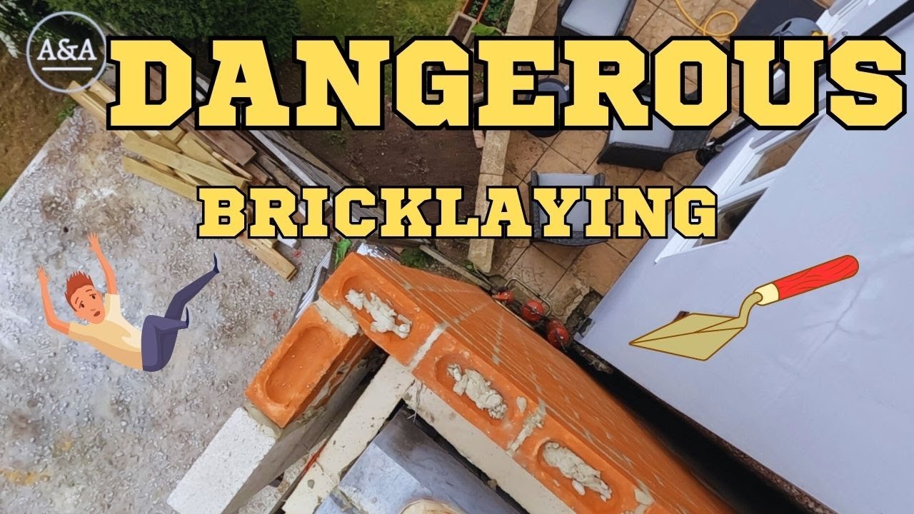 Dangerous Bricklaying. DON'T LOOK DOWN! - YouTube