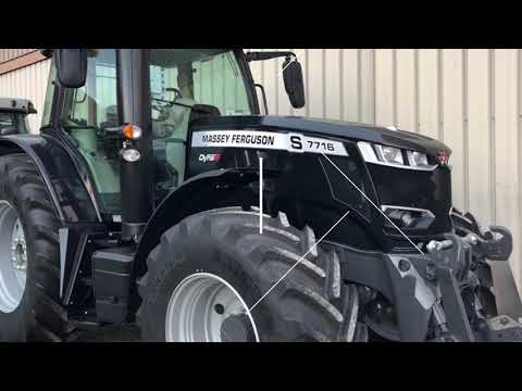 Massey Ferguson en Noir ➡️ Le 7716 S Dyna 6 ⚫️