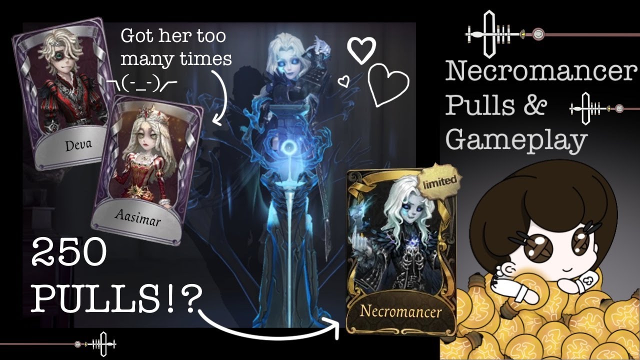 Identity V | I GOT NECROMANCER IN 250 PULLS!!! | Showrooms, Essence ...