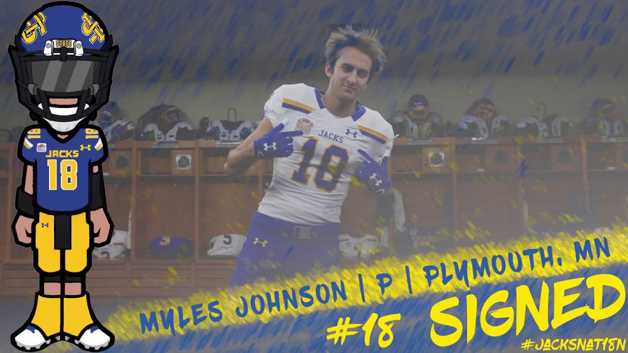 Jackrabbit Football - Class of 2018 - Myles Johnson - YouTube