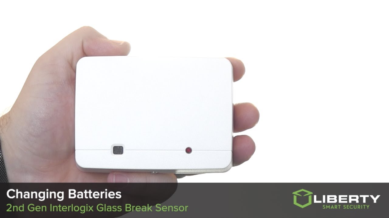 Changing Batteries - 2nd Gen Interlogix Glass Break Sensor - YouTube
