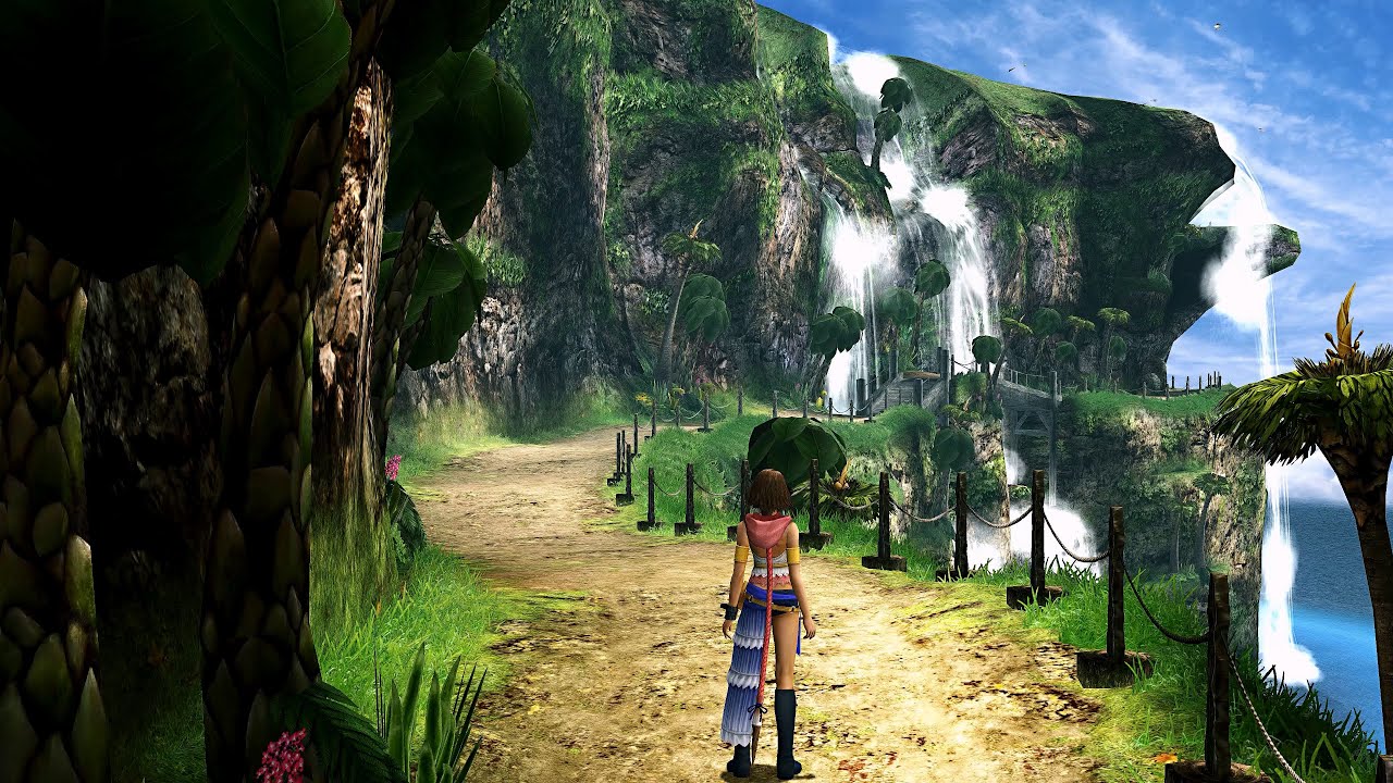 Final Fantasy X-2 HD Remaster | Ambience & Music | Waterfall | Beside ...