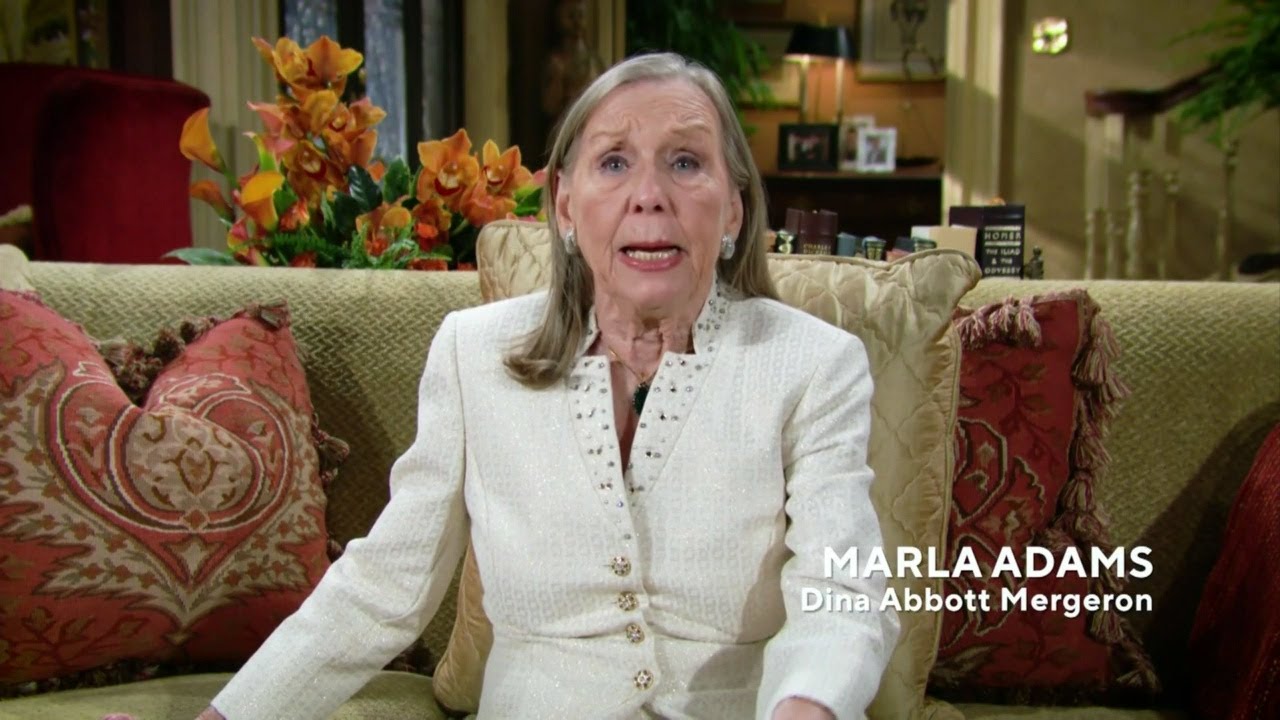 The Young And The Restless Say Goodbye To Marla Adams - YouTube