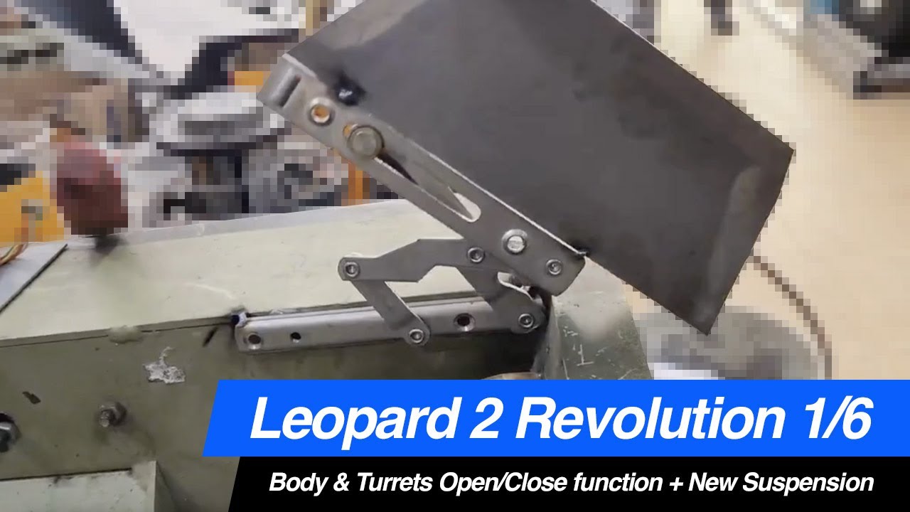 Leopard 2 Revolution 1/6 (Part 7) Function + New Suspension - YouTube