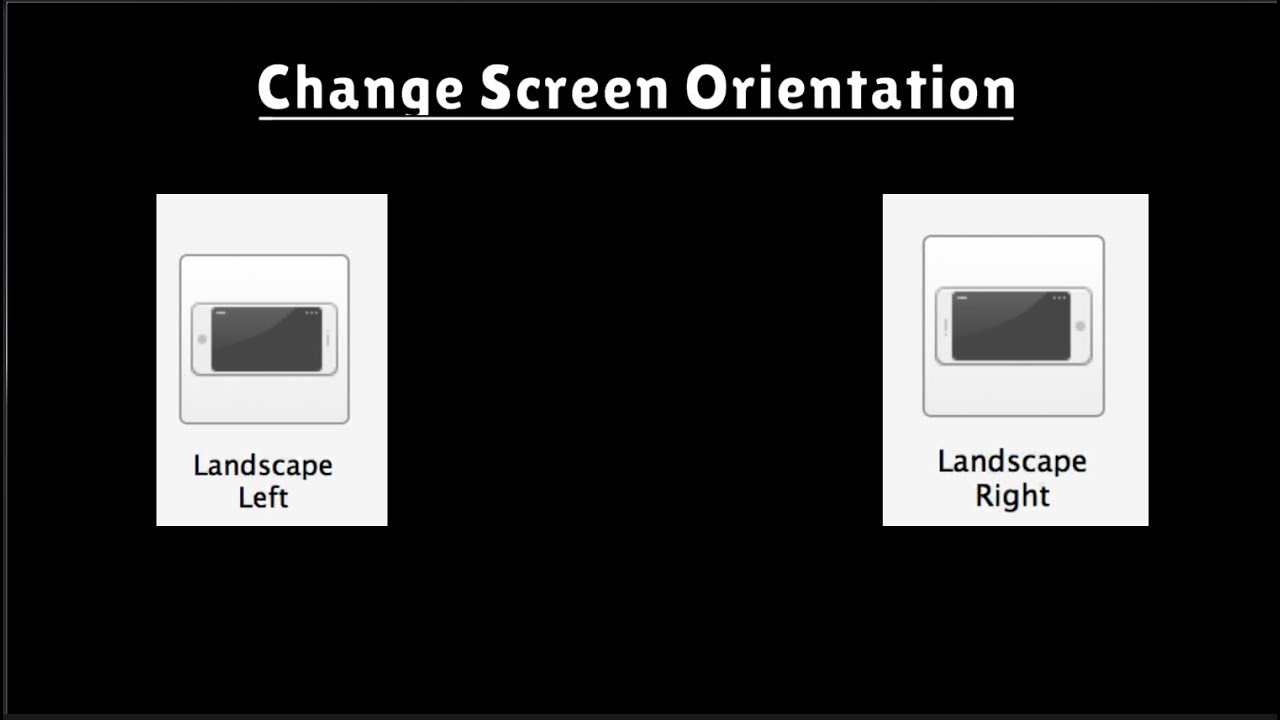 Change device orientations in unity easy tutorial - YouTube