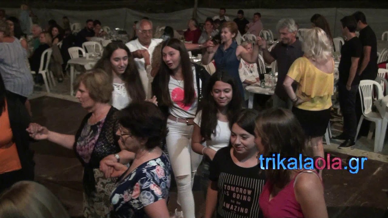 Γιορτή Πέστροφας Παλαιοκαρυά Πύλης Τρικάλων εκδήλωση χορός γλέντι μέρος ...
