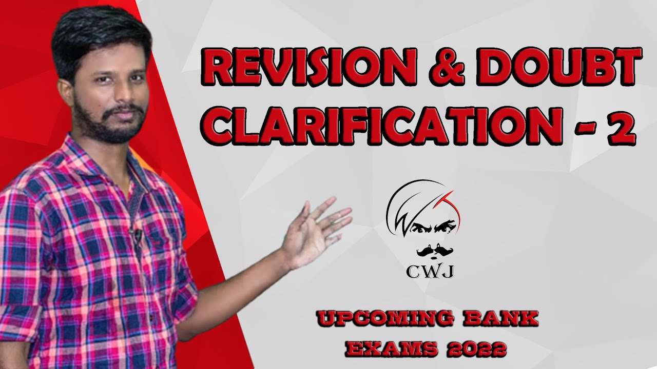 REVISION & DOUBT CLARIFICATION - 2 | ENGLISH SESSION | UPCOMING BANK ...