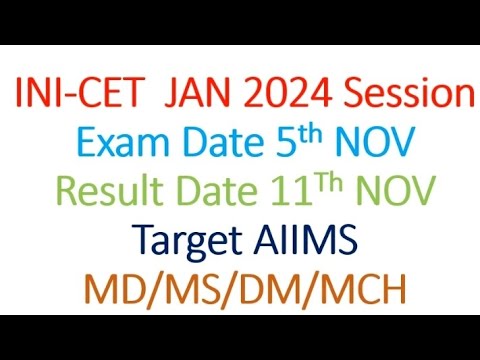 NEET PG over what next ||INIcET AIIMS exam 2023 NOV EXAM pattern ...