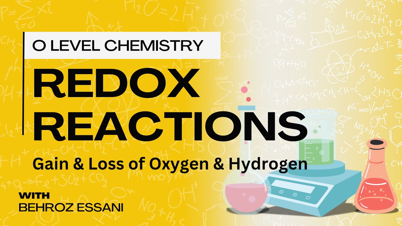 Redox 2 – Gain & Loss of Oxygen & Hydrogen - YouTube