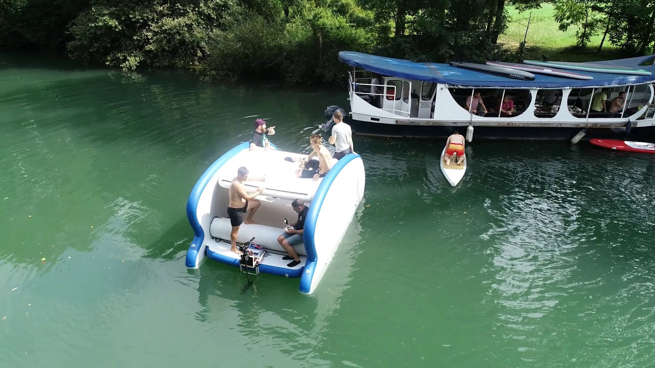 Electricat 450, inflatable solar electric boat from Hovercraft d.o.o ...