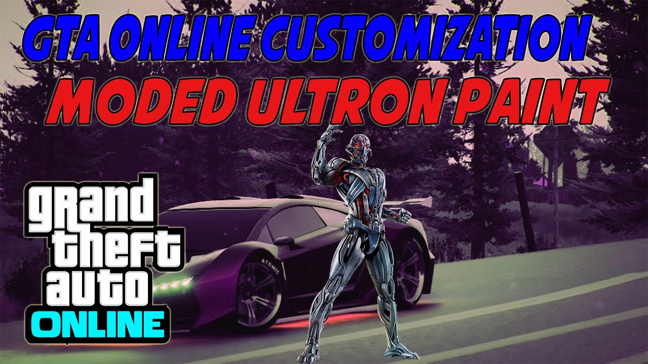 GTA 5 Online Ultron Moded Paint Job Customization/Tutorial - YouTube