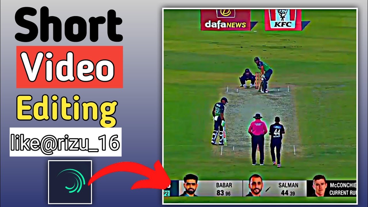 HDR Color Grading Like @rizu16 | Cricket Video Kaise Edit Karen Alight Motion Cricket Video ...
