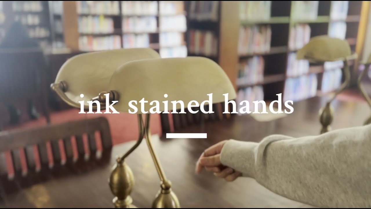 ink stained hands. - YouTube