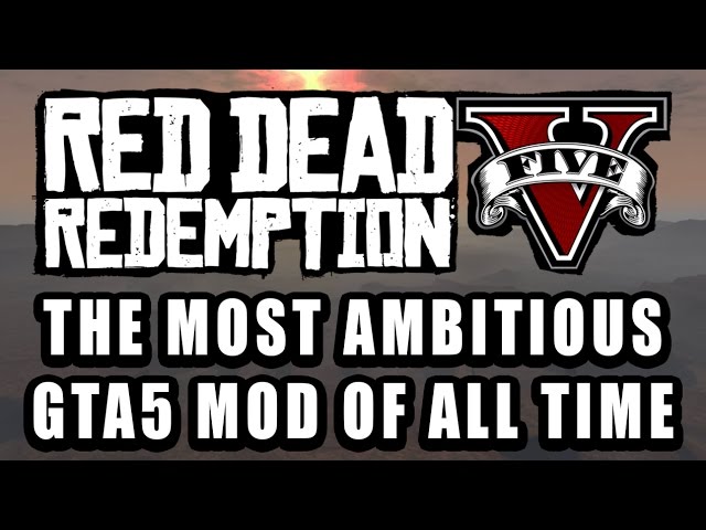 Gta 5 Mod Red Dead Redemption Rdr Vgame Playing Info