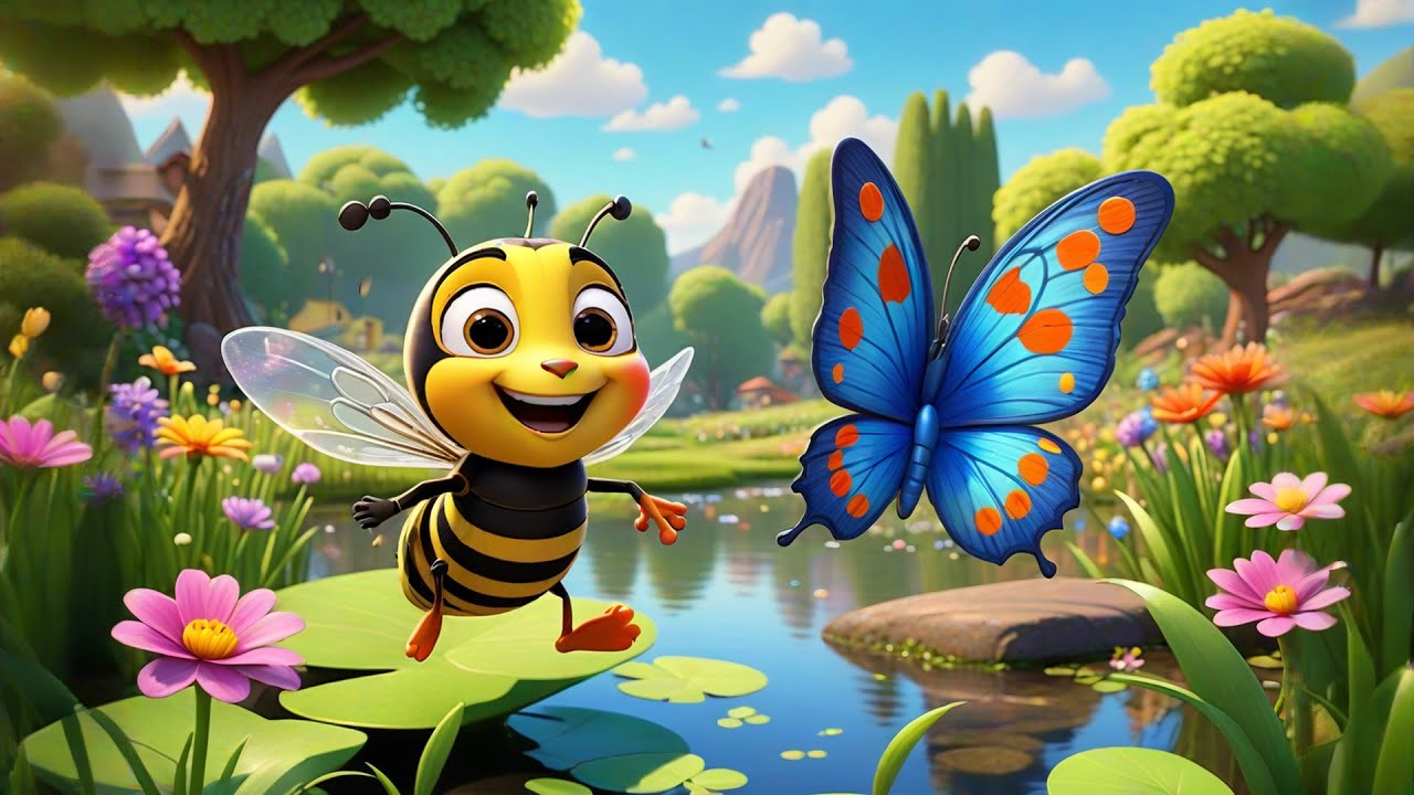 Benny Bee Buzzes Around + More Nursery Rhymes & Kids Songs - YouTube