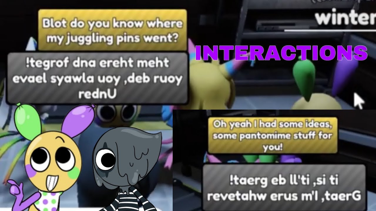 blot and looey both dialogue / intertaction - dandys world - YouTube