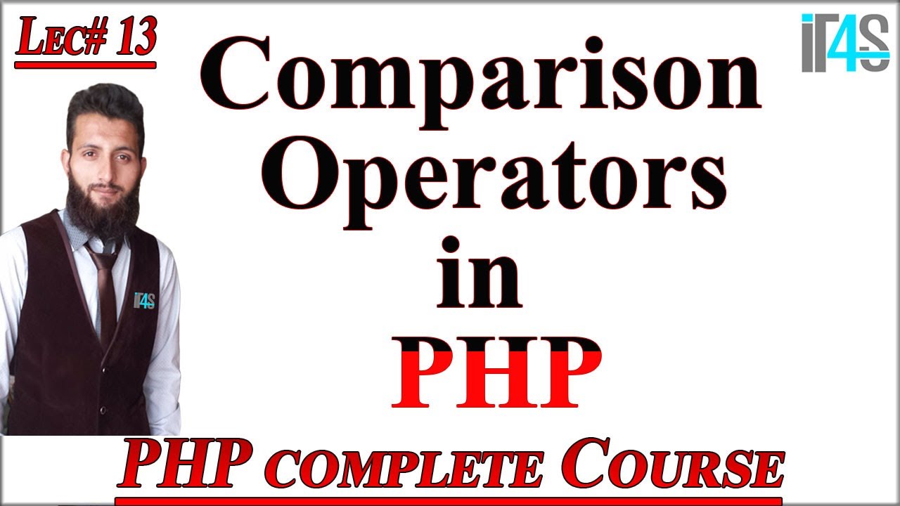 Php Tutorial In Urdu Hindi Comparison Operators In Php Youtube