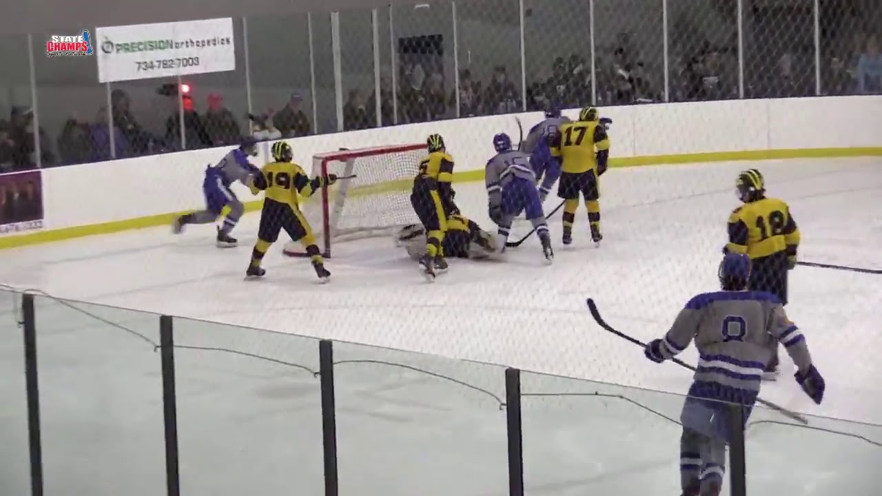 Brett Beale - Catholic Central | Boys Hockey | 2-8-20 | STATE CHAMPS ...