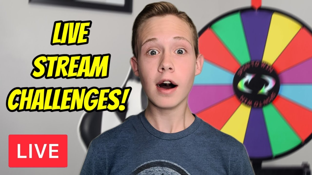 LIVE STREAM CHALLENGES! - YouTube