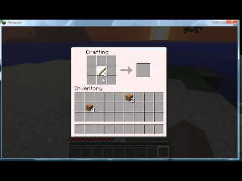 Minecraft How To Make A Crafting Tabel - YouTube