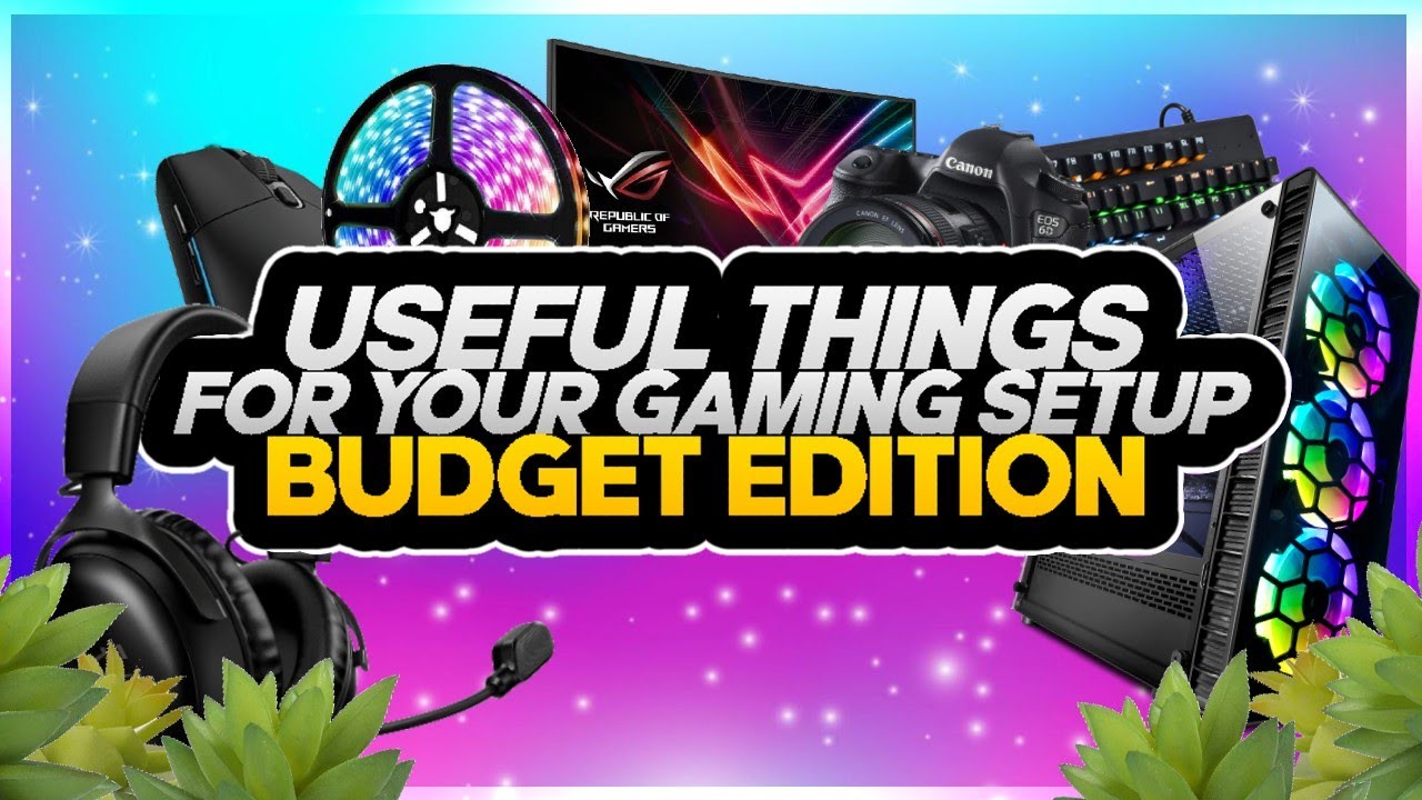 Useful Things For Your Gaming Setup *BUDGET EDITION* - YouTube