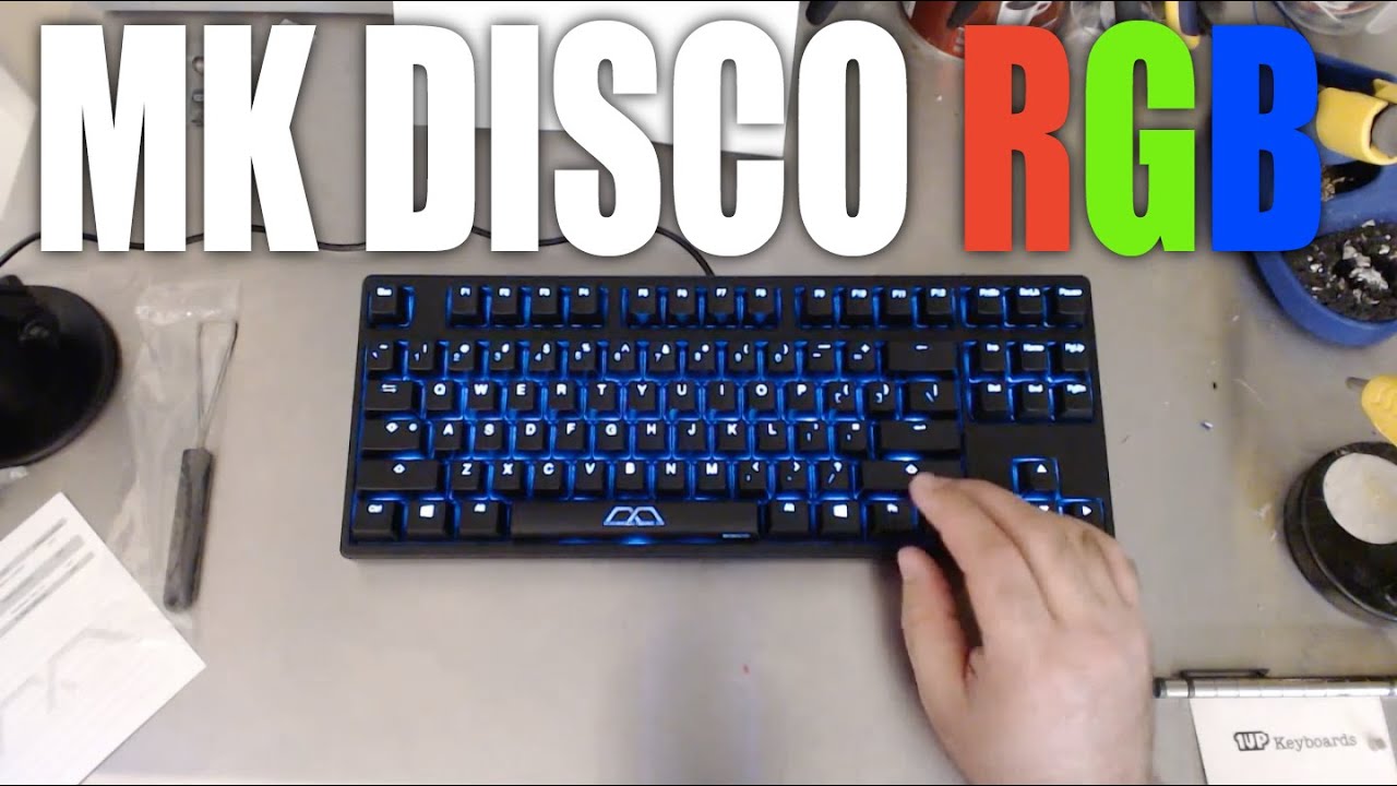 MK Disco TKL RGB Backlit Mechanical Keyboard unboxing and first look ...