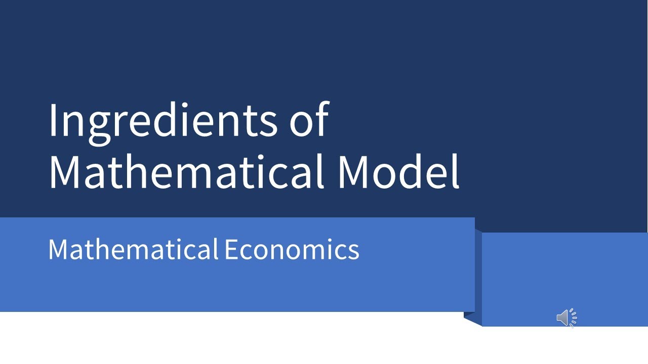 Ingredients Of Mathematical Model Mathematical Economics Alpha C ingredients-of-mathematical-model-mathematical-economics-alpha-c