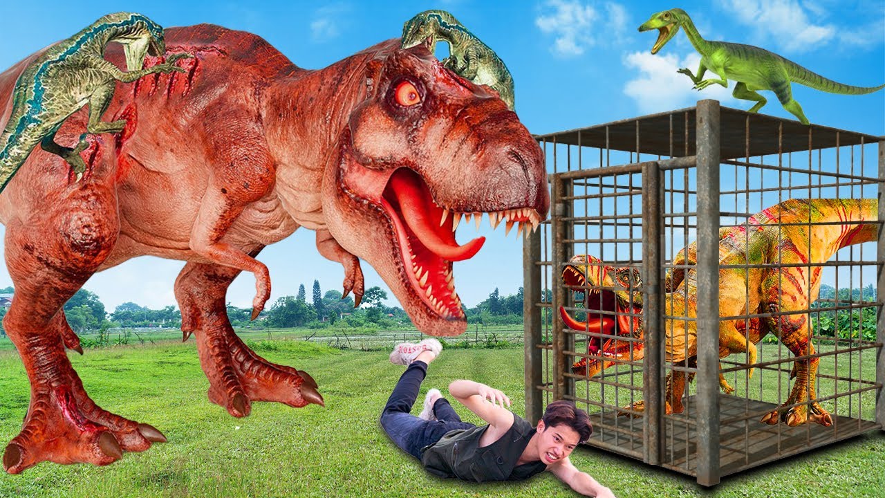 Best REALISTIC T-Rex Attack 2024 | T-Rex VS Lion | Jurassic Park Fan ...