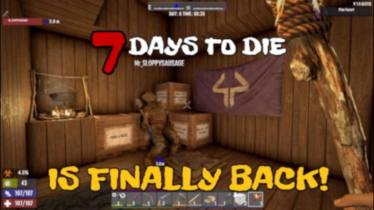 IT'S FINALLY HERE! #7daystodie #7dtd #gaming - YouTube